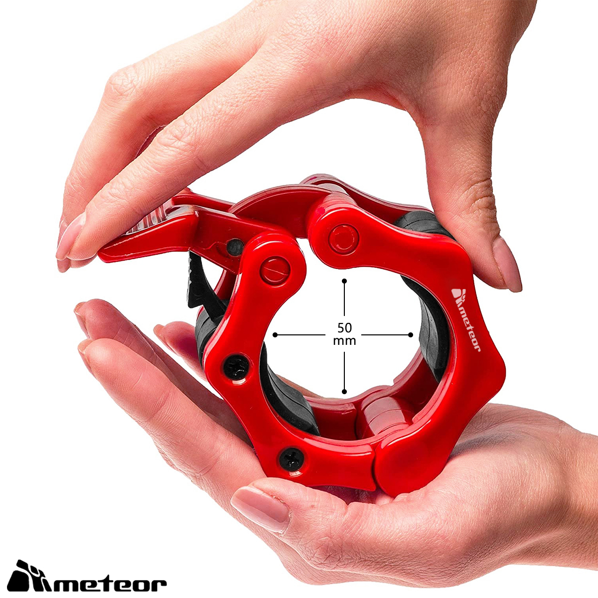 METEOR ABS Olympic Barbell Dumbbell Locking Collars Clamps Clips Weight ...
